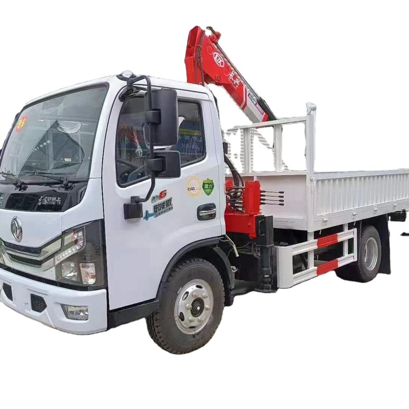 TRUCK CRANE 4*2 knuckle boom crane truck mounted 2-5 ton crane from ...