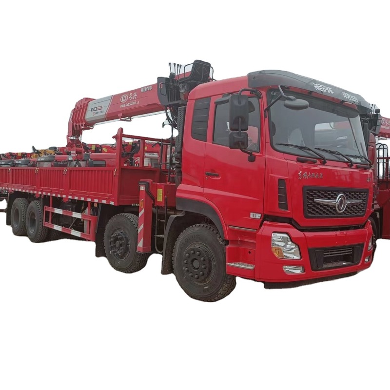 TRUCK CRANE 20 Ton Telescopic Upright Hydraulic Boom Cranes 8x4 Truck ...
