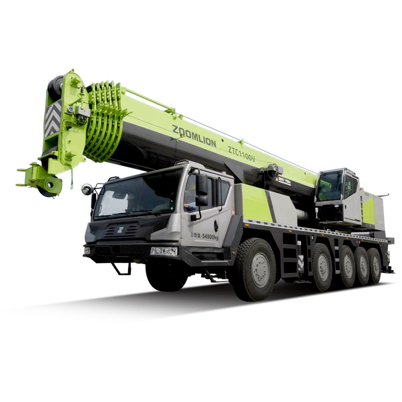 TRUCK CRANE used zoomlion 100t mobile truck cranes pickup truck crane ...